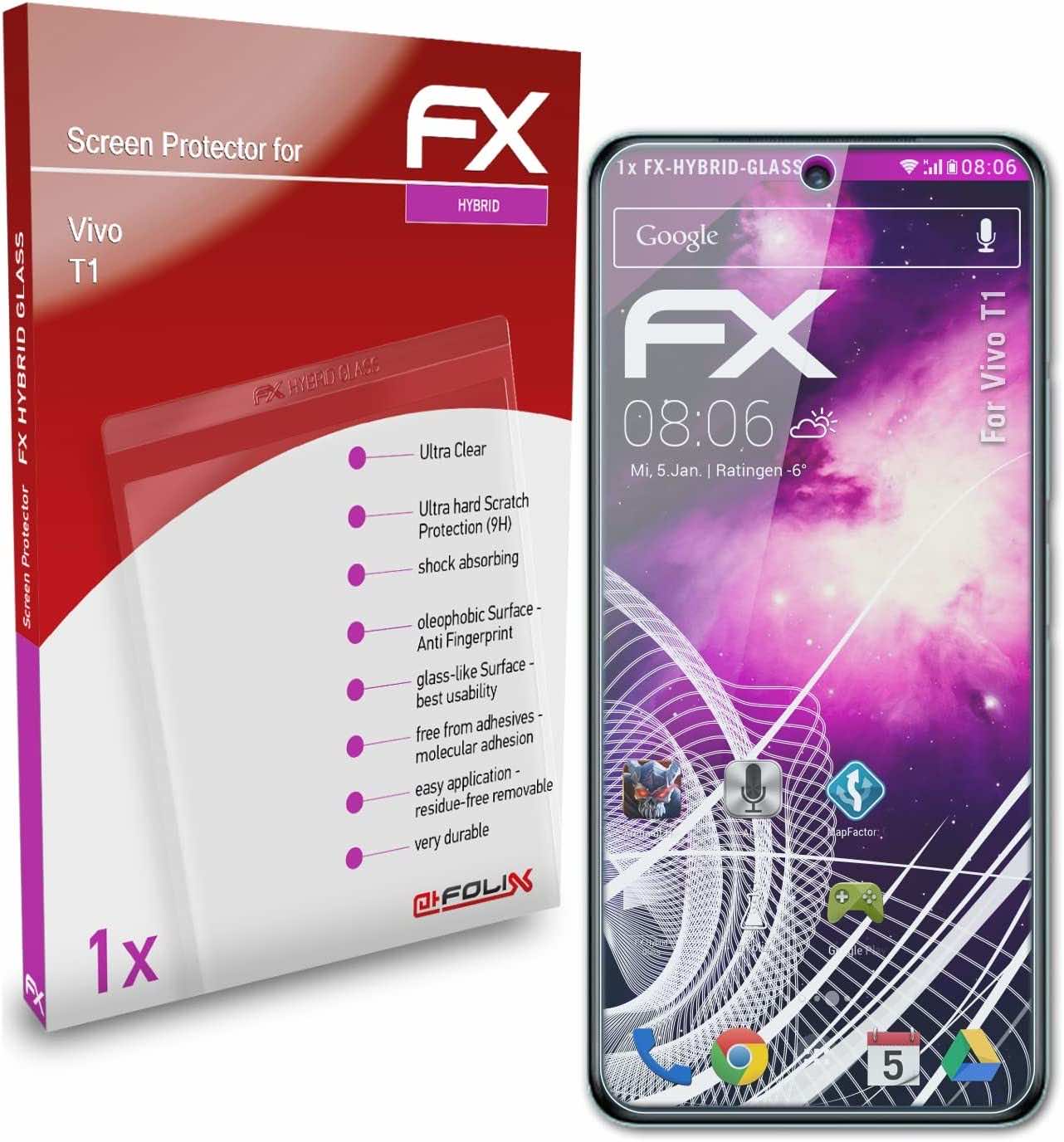 10 Best Screen Protectors For Vivo T1