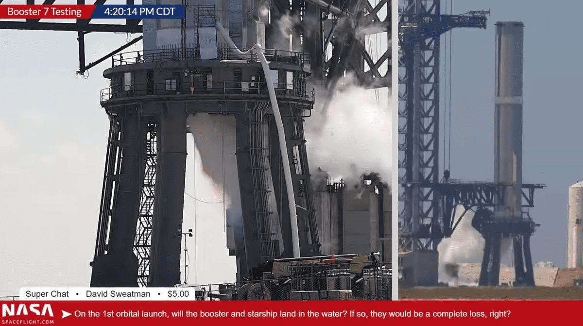 This Close-Up Photo Of The Starship Booster After The Myster