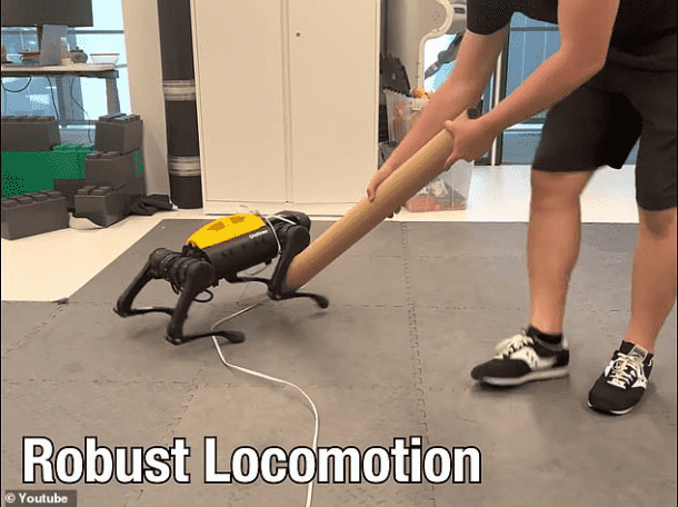 This Robot Dog Taught Itself To Walk, Roll Over, And Navigat