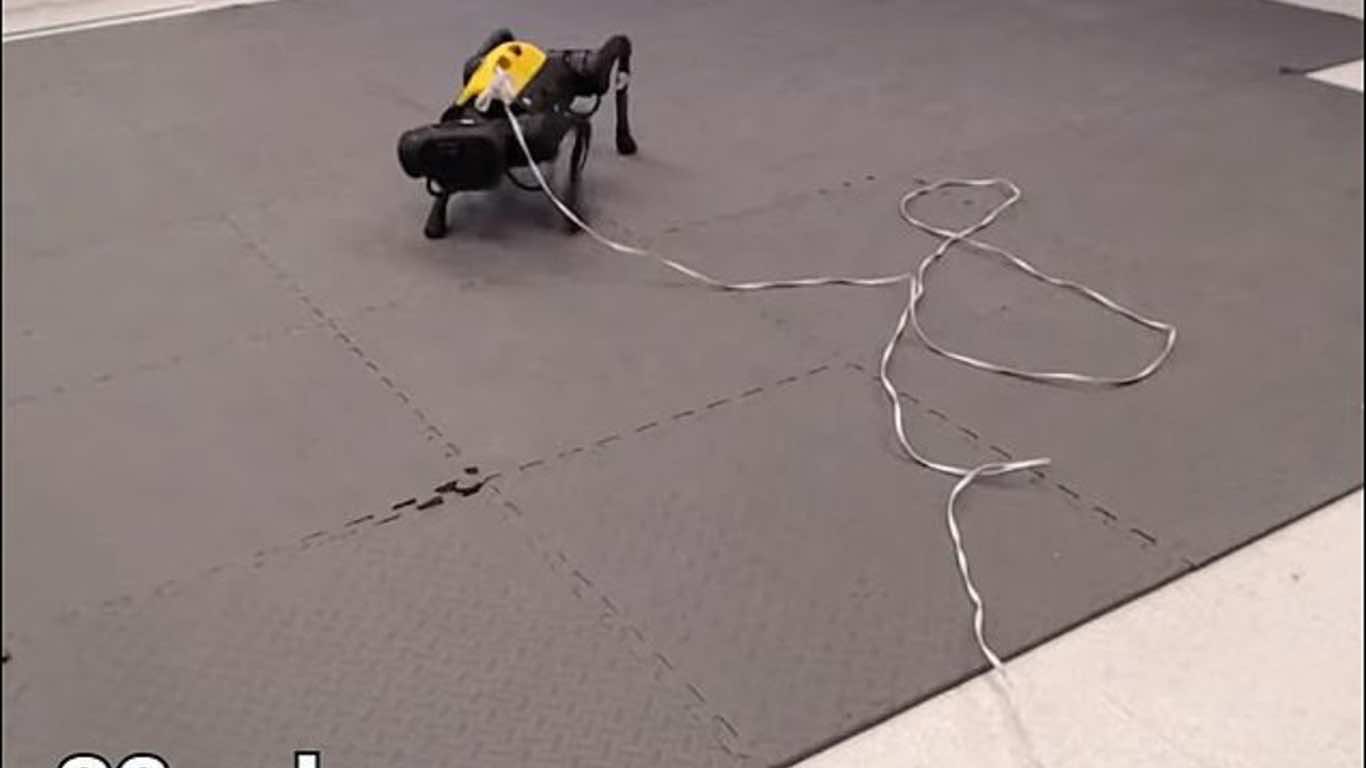 This Robot Dog Taught Itself To Walk, Roll Over, And Navigat