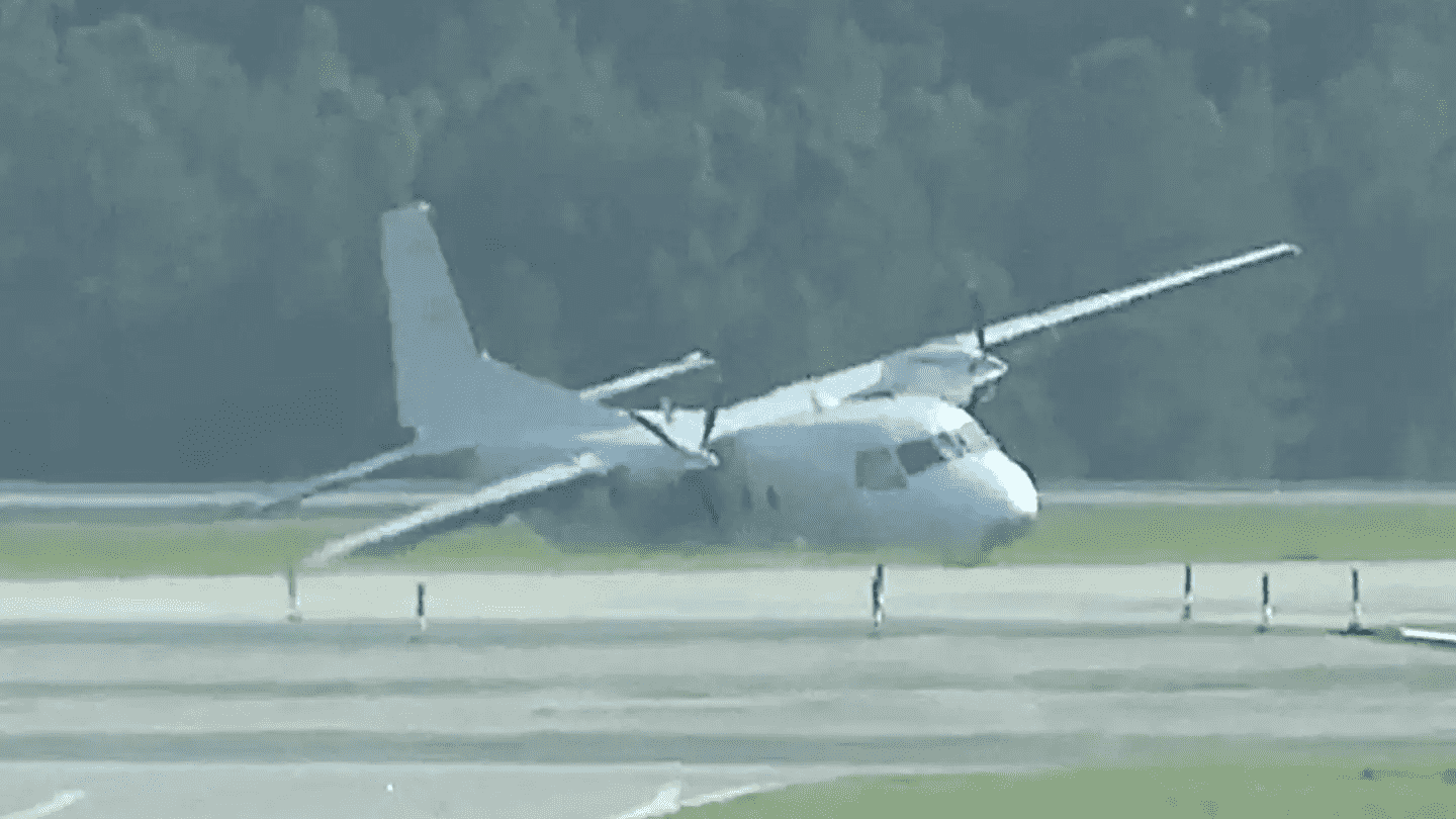 Man Falls From Cargo Plane During Botched Landing In North C