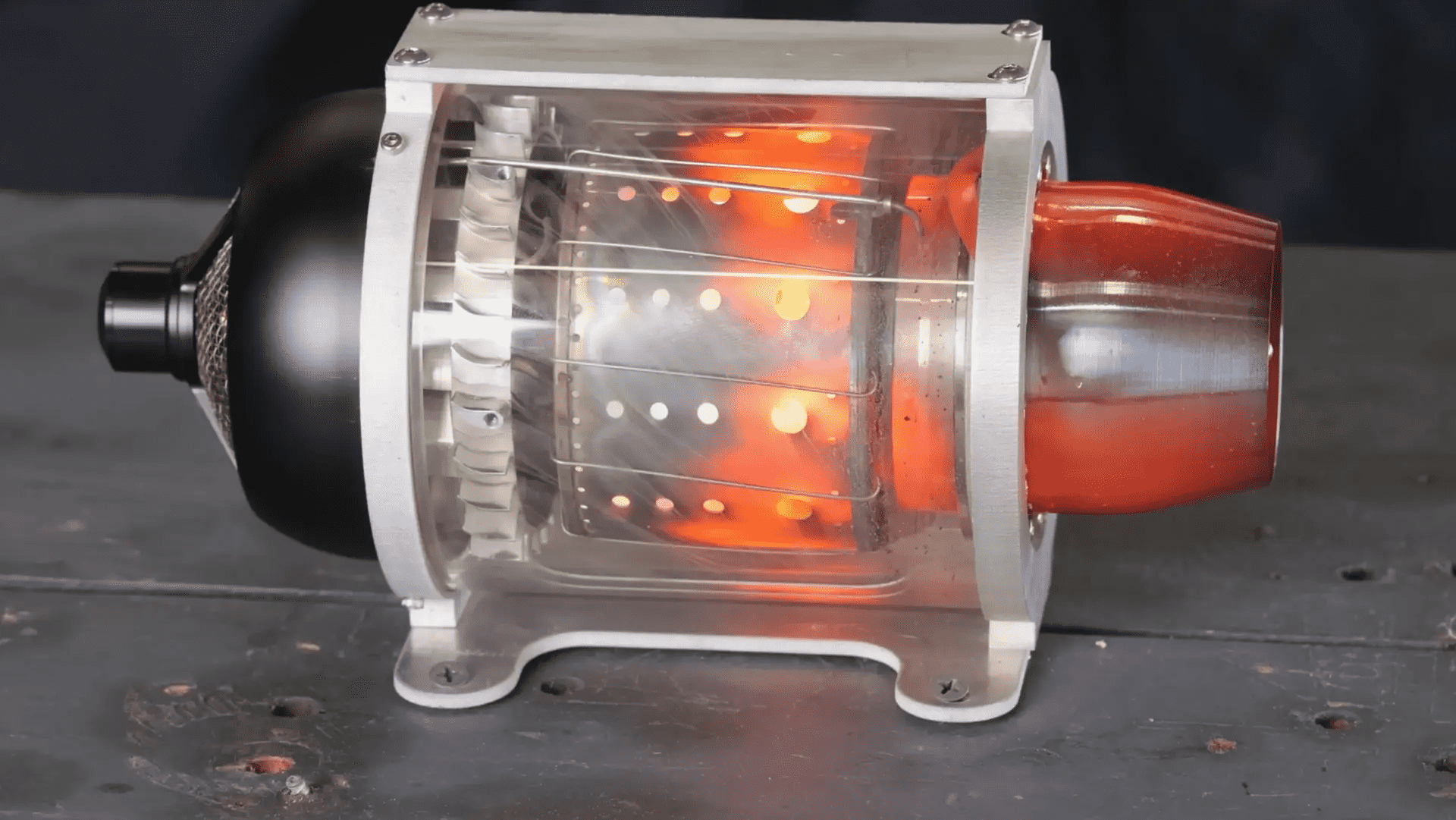 YouTuber Builds A Transparent Jet Engine So You Can See How