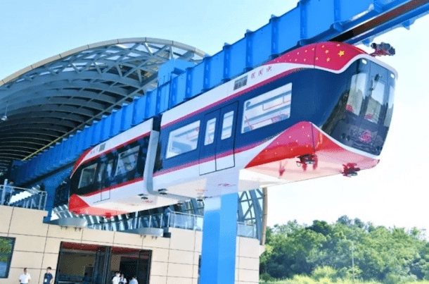 This New 'Sky Train' Maglev By China Appears To Float 32 Fee
