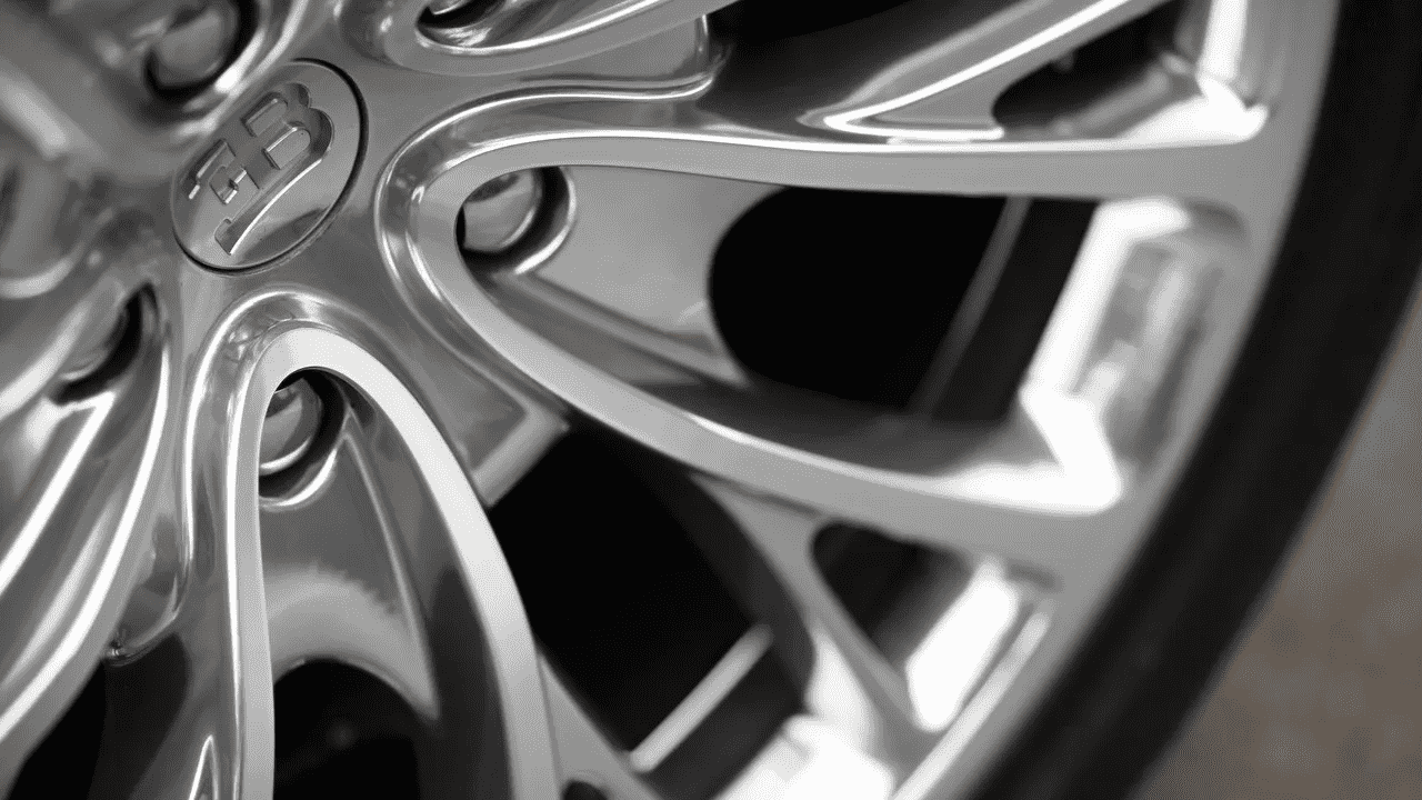 Watch A 25,000 Euro Bugatti Veyron Wheel Cut Open - For The