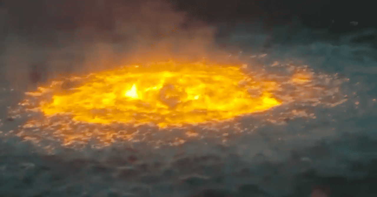 The Hellish Ocean Portal That Was On Fire Last Year Is Now L