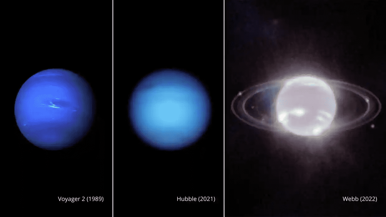 Incredible New JWST Images Show The Rings Of Neptune In Unpr