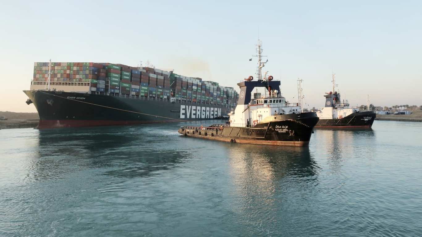 Another Ship Got Stuck In The Suez Canal - And Blocked Traff