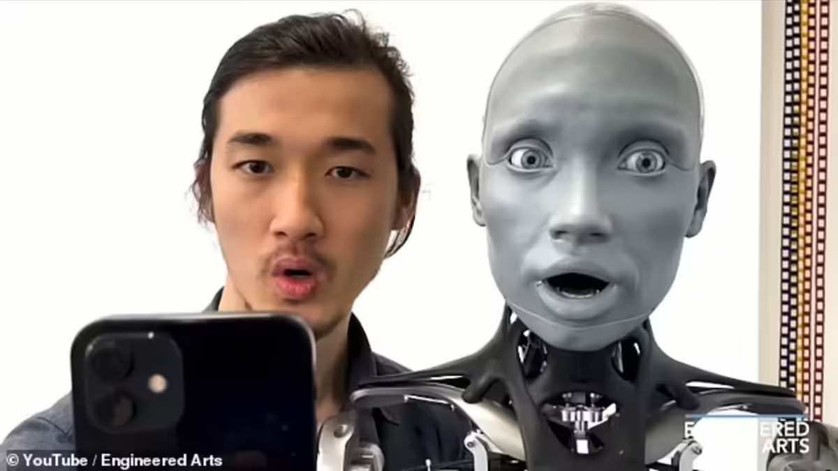 New Video Of Ameca The Humanoid Robot Shows It Mimicking A R