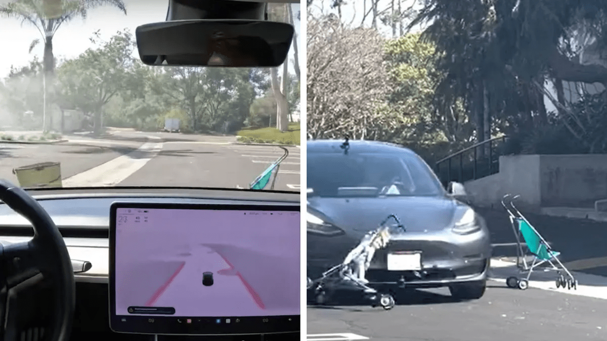 Safety Test Video Shows Tesla Full Self-Driving Software Wil