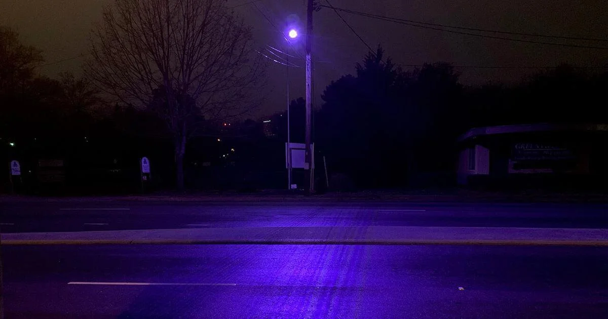Defective LED Streetlights Are Turning Nights Purple - And T