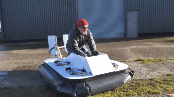 This YouTuber Built A Functioning Hovercraft From Duct Tape