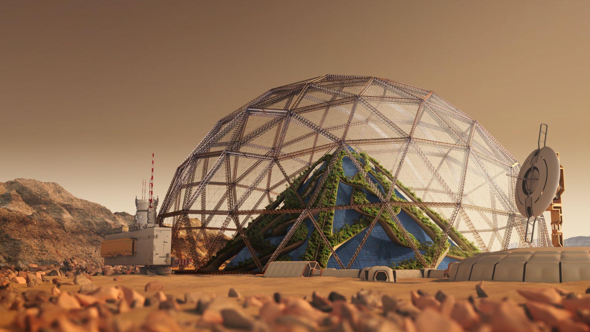 This 'Forest Bubble' On Mars Could Serve As A Nature Reserve