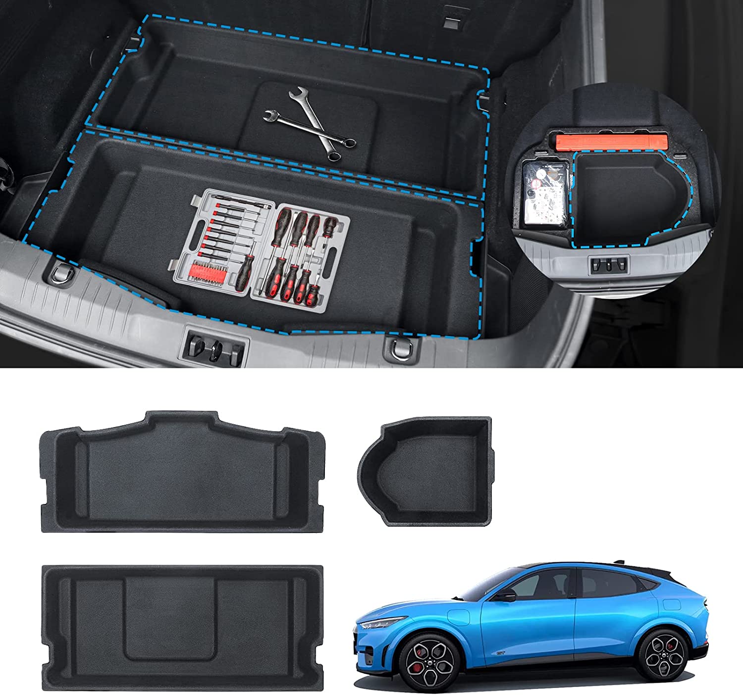 10 Best Rear Trunk Organizers For Ford Mustang Mach-E