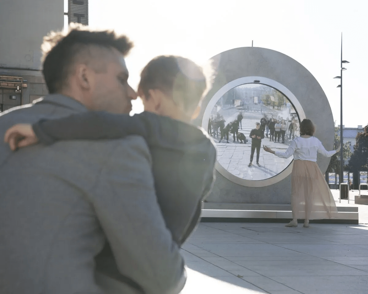 This ‘Portal’ Connects Two European Cities - Like A Real