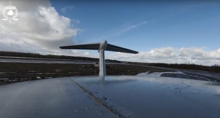 Footage Shows A Drone Landing On The Russian A50 Radar Jet T