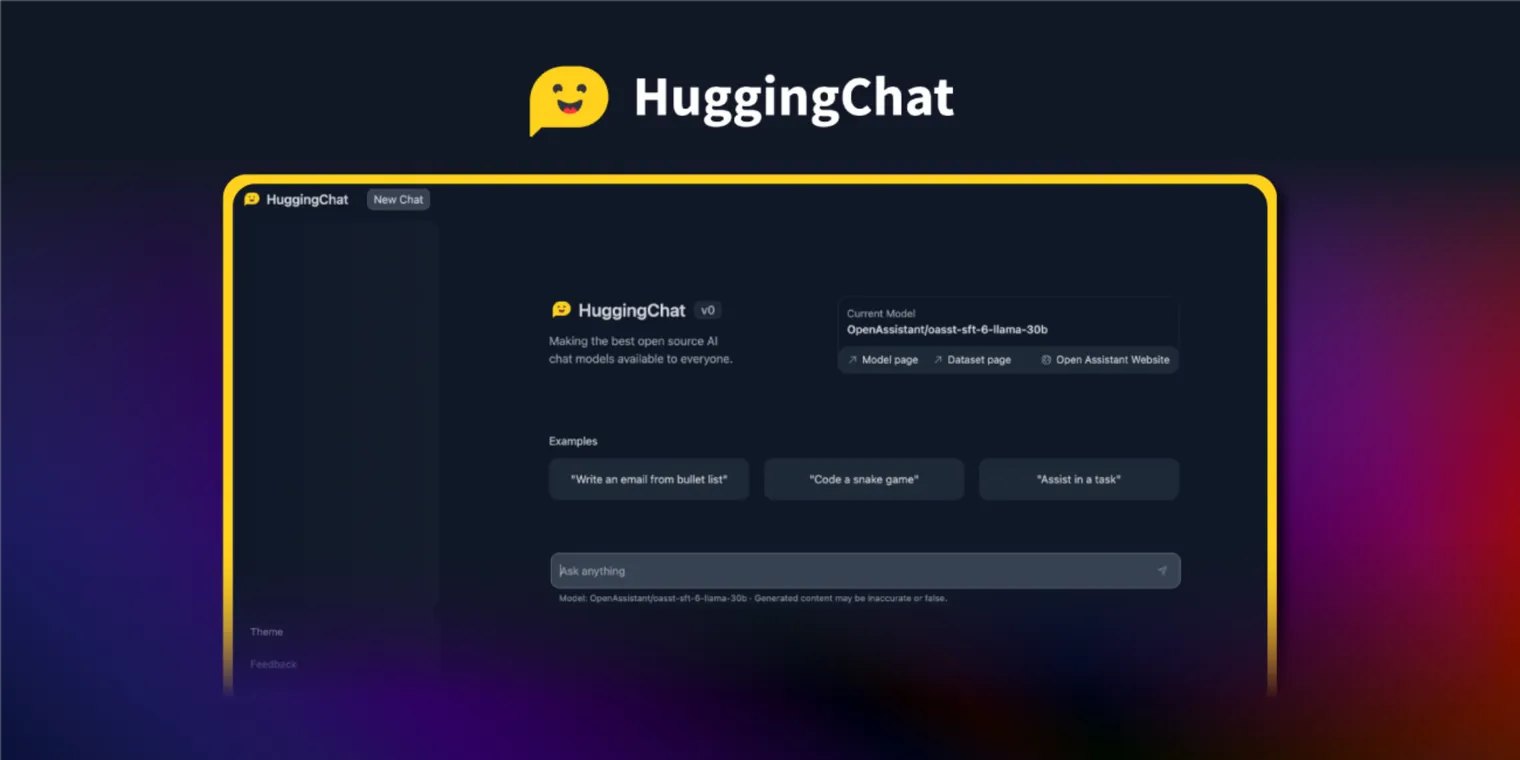 Meet HuggingChat - The First Open-Source ChatGPT Alternative