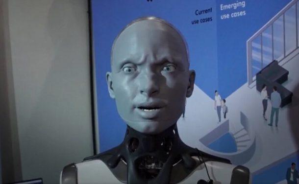 Watch Ameca The Humanoid Robot Describing A Nightmare Scenar
