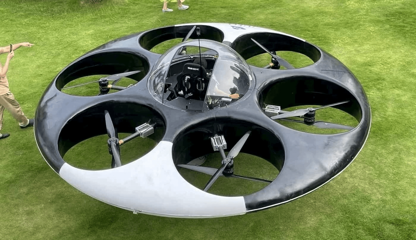WATCH: China Has Created The First-Ever eVTOL Manned Flying