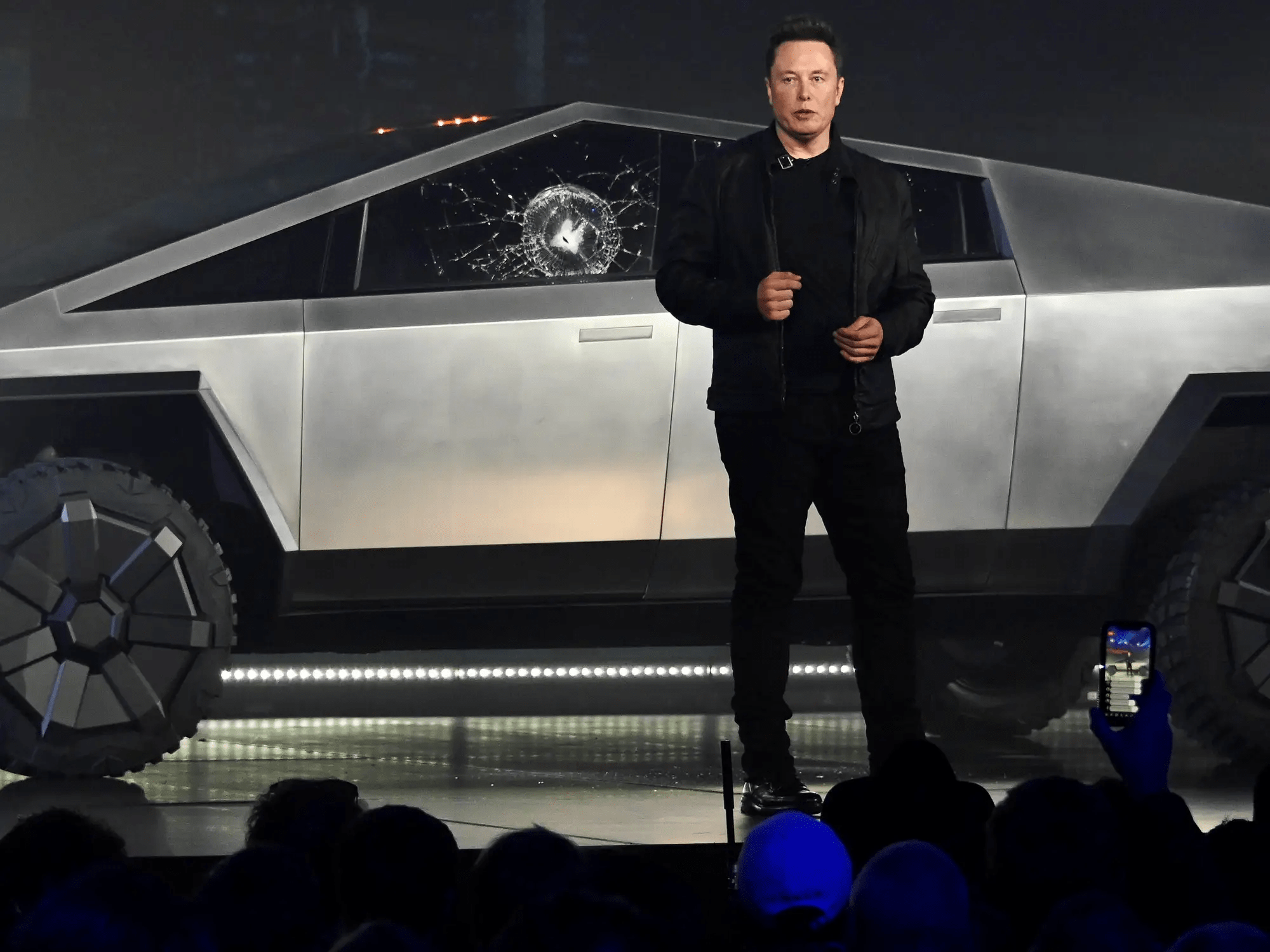 The First Cybertruck Has Finally Rolled Off Tesla's Producti
