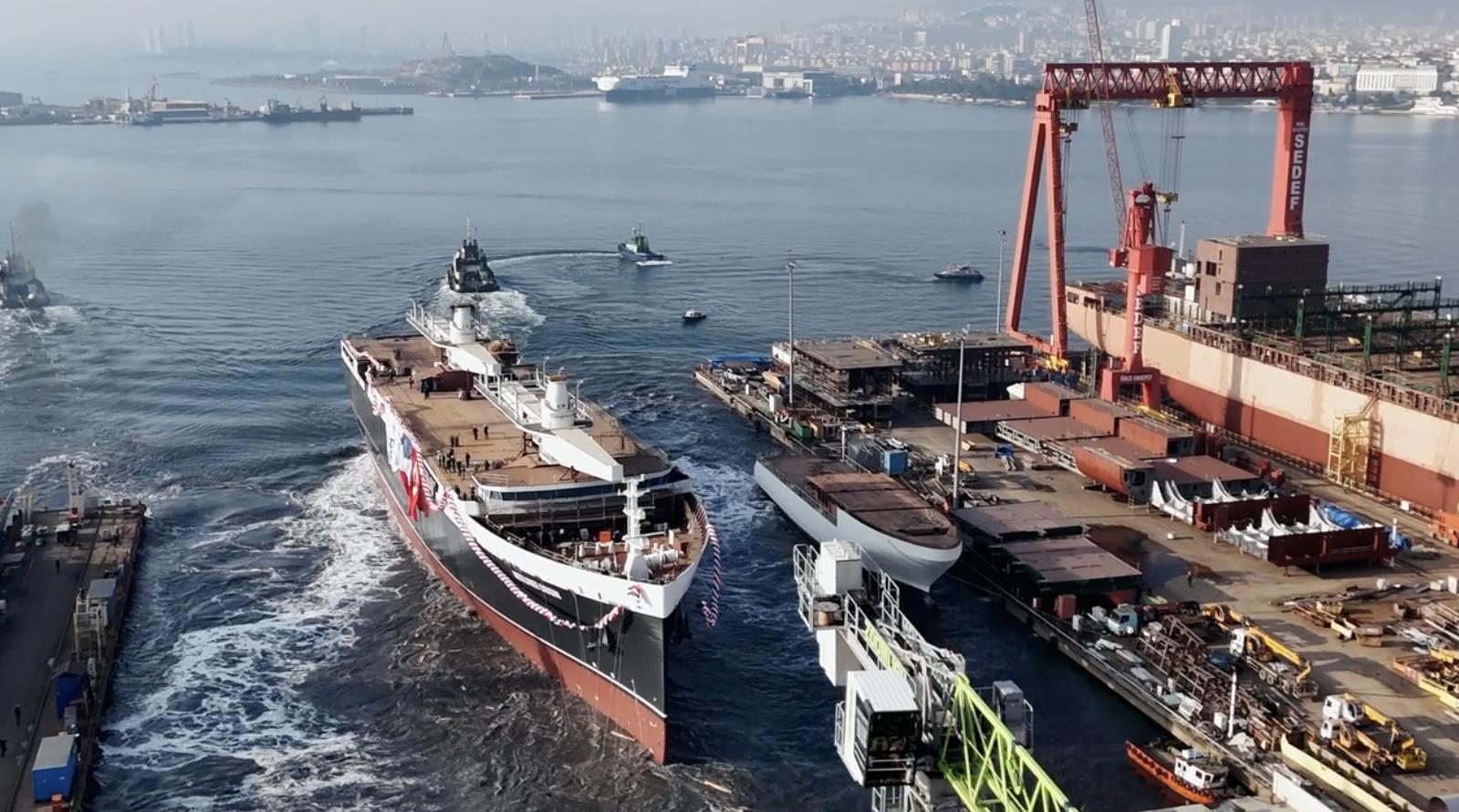 The World’s Longest 450-Feet Cargo Sail Ship With 5,842 To