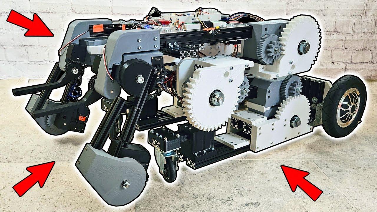 UK Inventor Builds Shape-Shifting Robot That Morphs Into A F