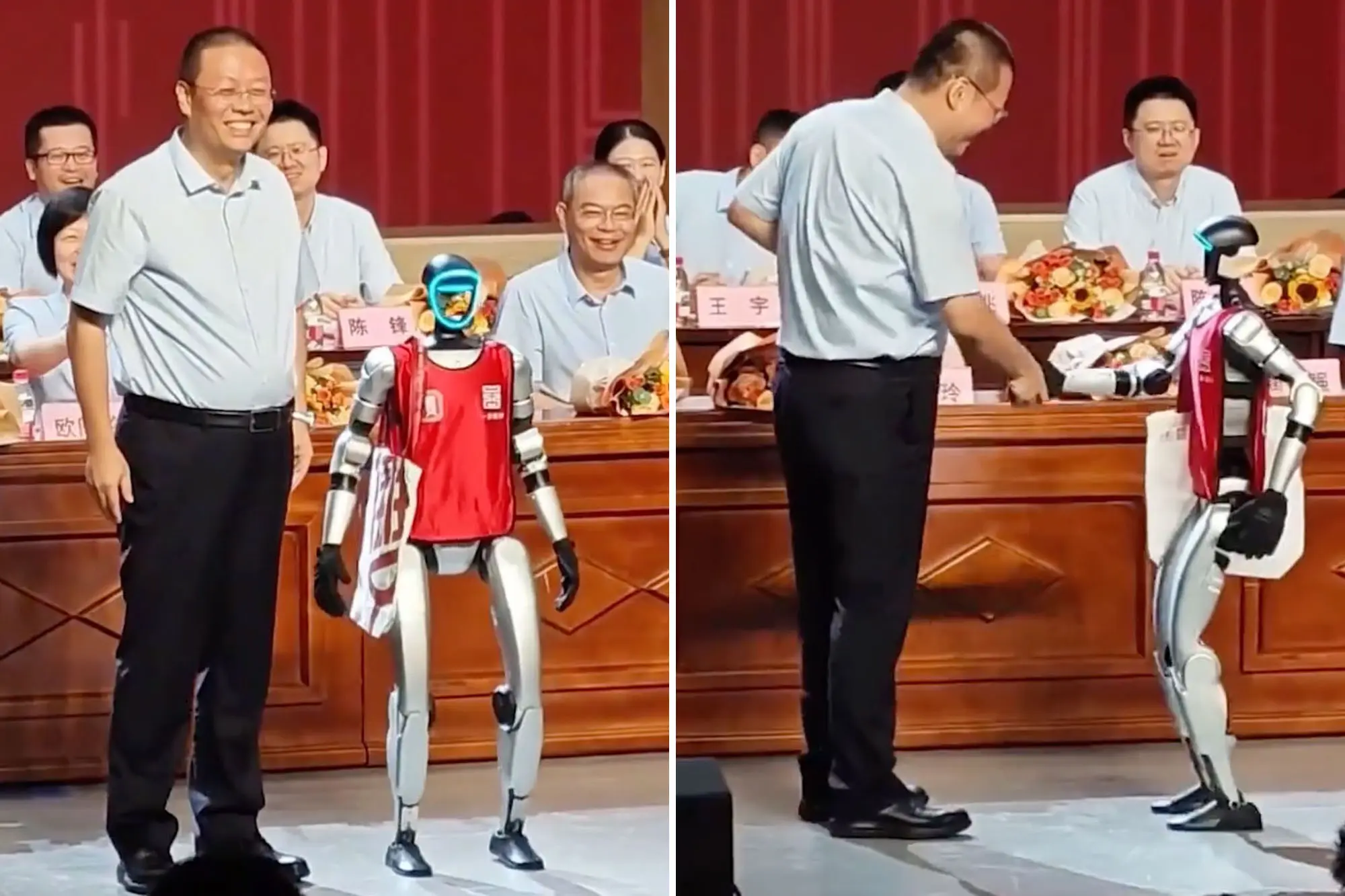 Humanoid Robot 'Graduates' From Chinese High School In Bizar