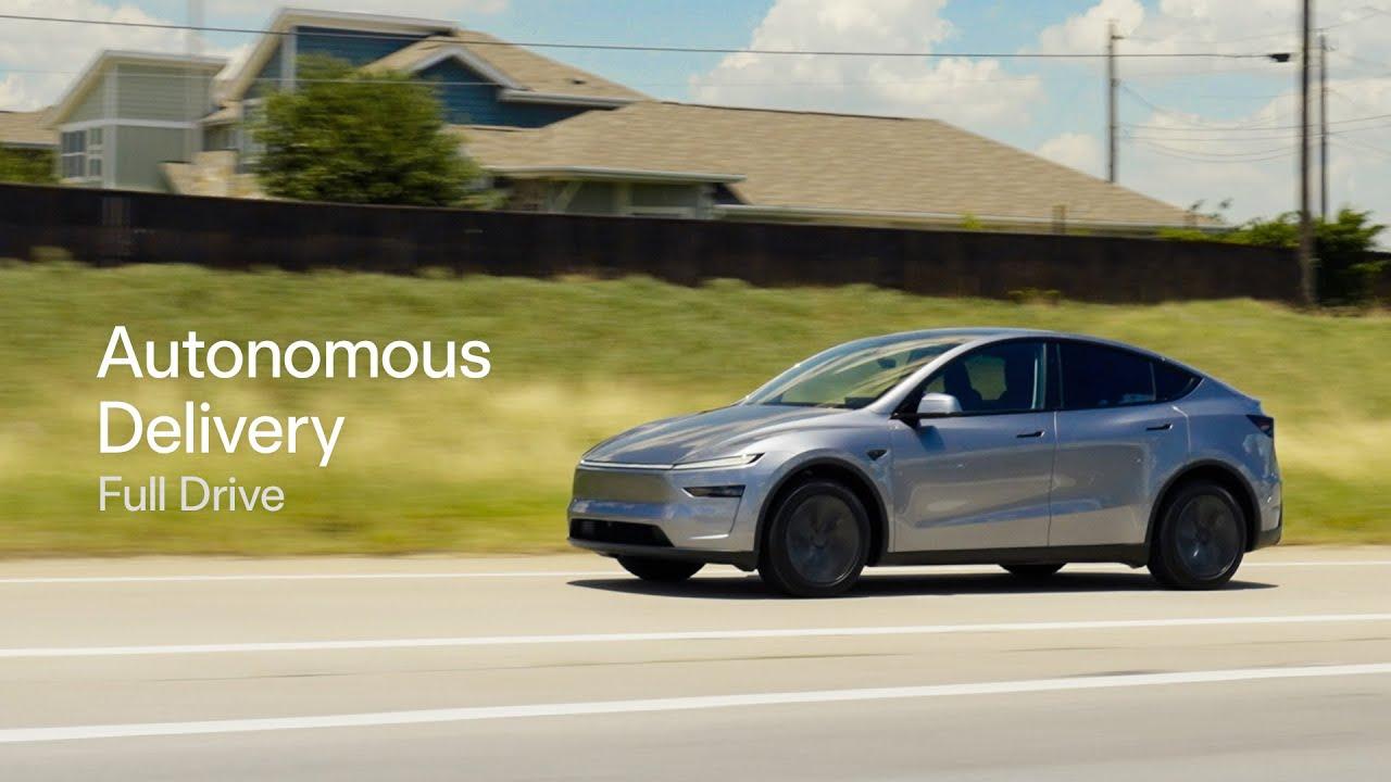 Watch Tesla's First Fully Autonomous Car Drive Itself To Its